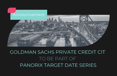 Goldman Sachs Private Credit CIT to Be Part of Panorix Target Date ...